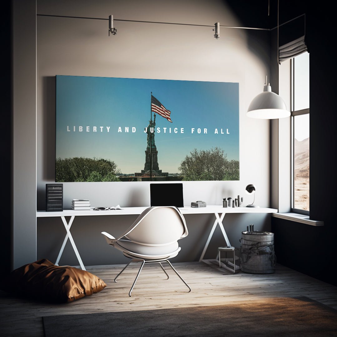 Lady Liberty - Liberty & Justice For All - Official IKONICK Art - All ...