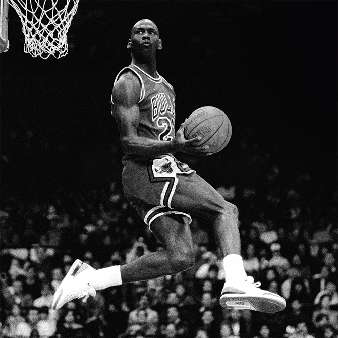 Officially Licensed Michael Jordan Art | Designed by IKONICK