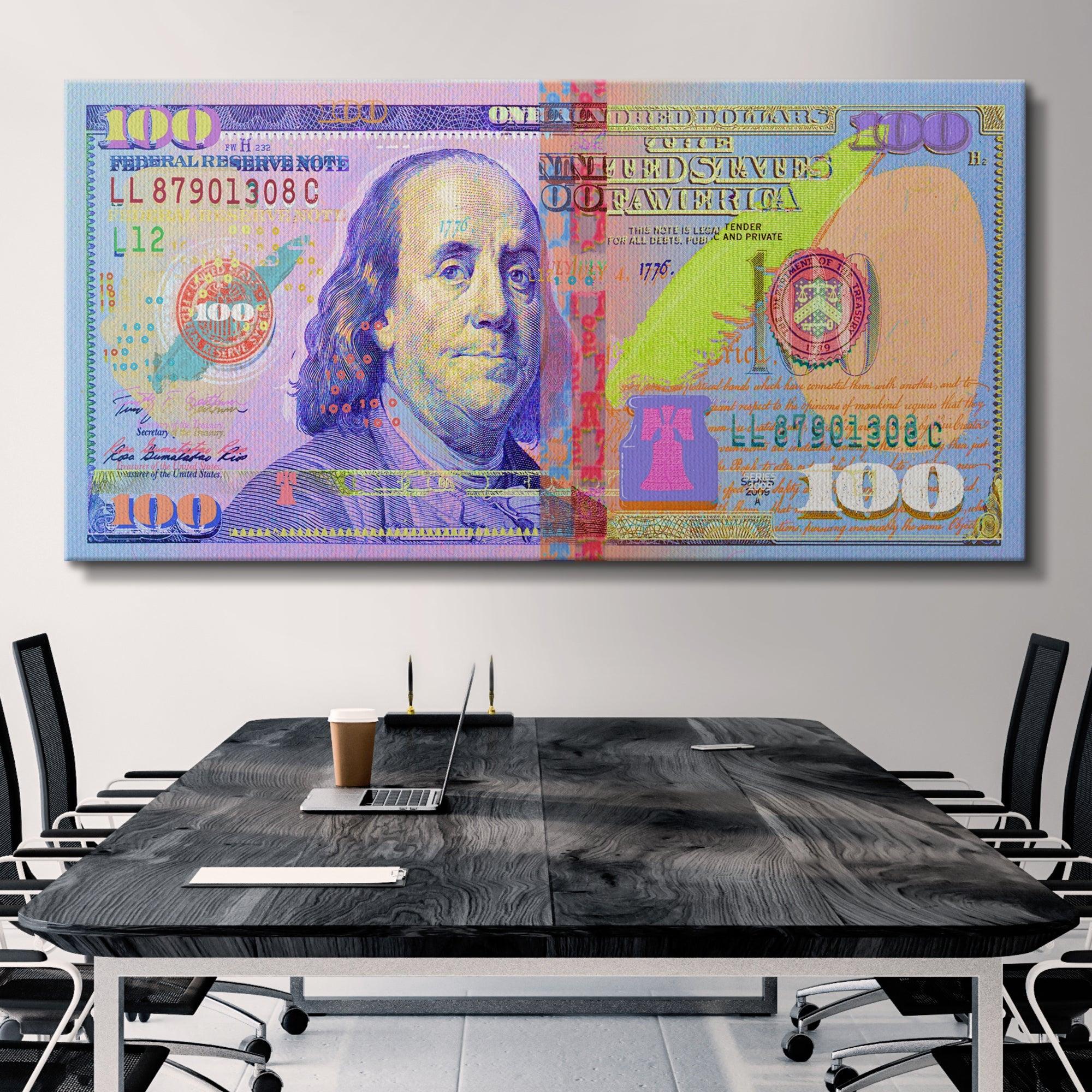 Shop Money Canvas Wall Art - Paper Jam | Official IKONICK Art