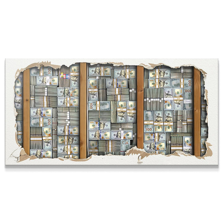 Unique Money Art - Canvas Art & Prints | Designed by IKONICK