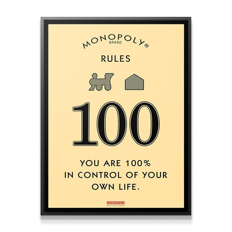 Monopoly Rule 100 - Official IKONICK Art