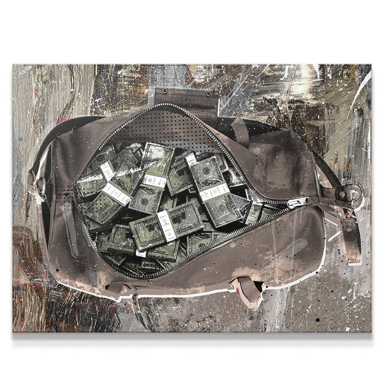 Unique Money Art - Canvas Art & Prints | Designed by IKONICK