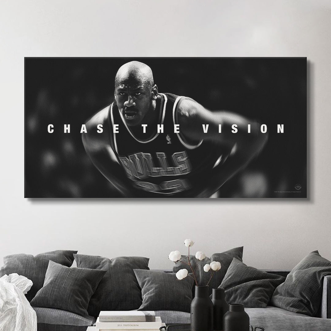 Michael Jordan - Chase The Vision - Officially Licensed Canvas Art by ...