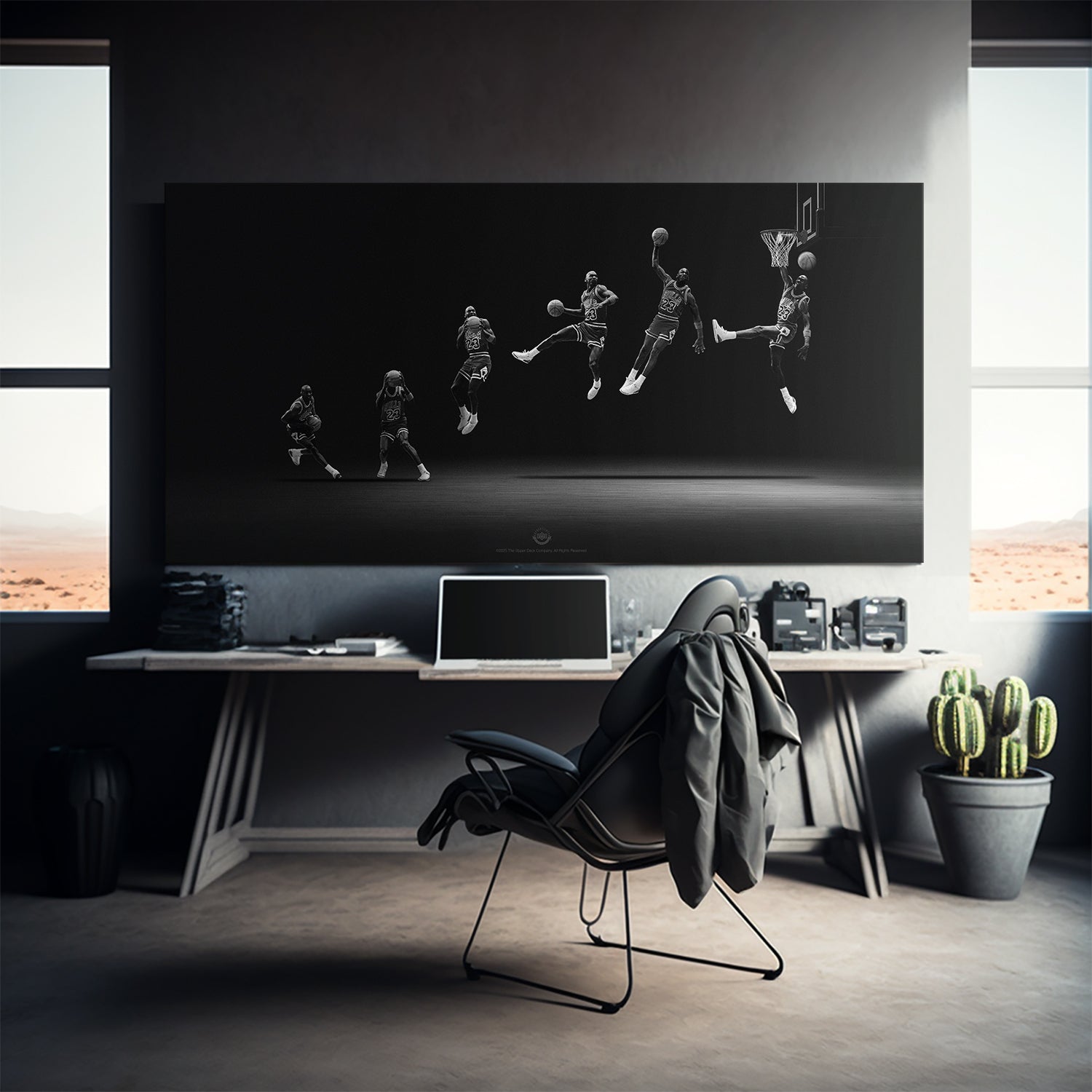 Michael Jordan - Motion - Officially Licensed Canvas Art by IKONICK