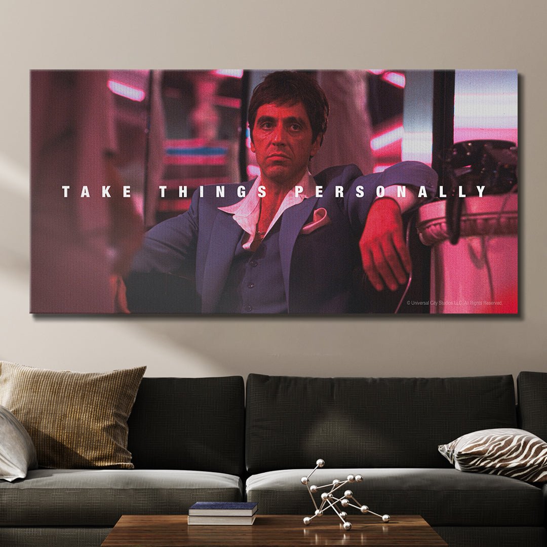 Scarface - Take Things Personally - Official IKONICK Canvas Art