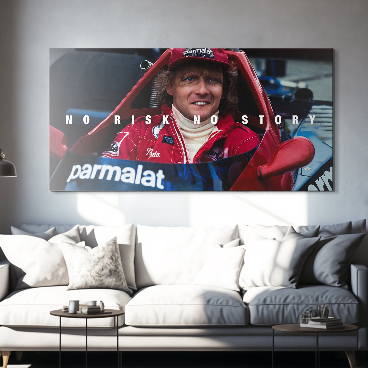 Lauda - No Risk No Story - Officially Licensed Canvas Art