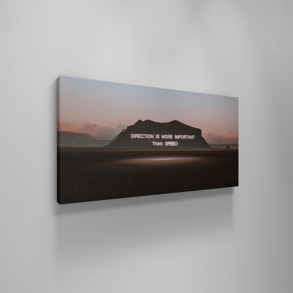 Shop Motivational Quote Wall Art - Direction | Official IKONICK Art