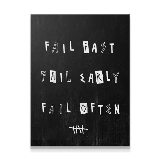 Fail Fast. Fail Early. Fail Often. - Official IKONICK Art