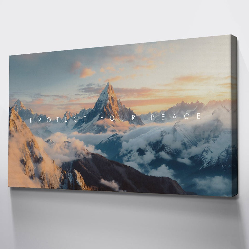 Inspirational Workspace Art - Protect Your Peace | Official IKONICK Art