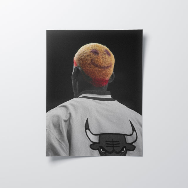 Dennis Rodman - Smile Print