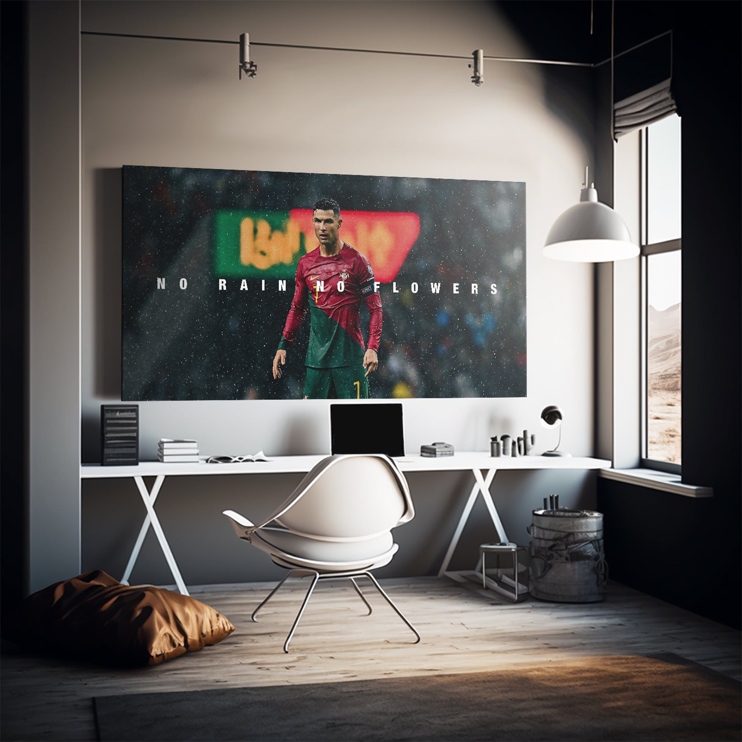 Cristiano Ronaldo - No Rain No Flowers - Official IKONICK Art