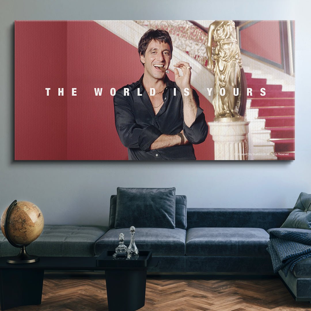 Scarface - The World Is Yours - Official IKONICK Canvas Art
