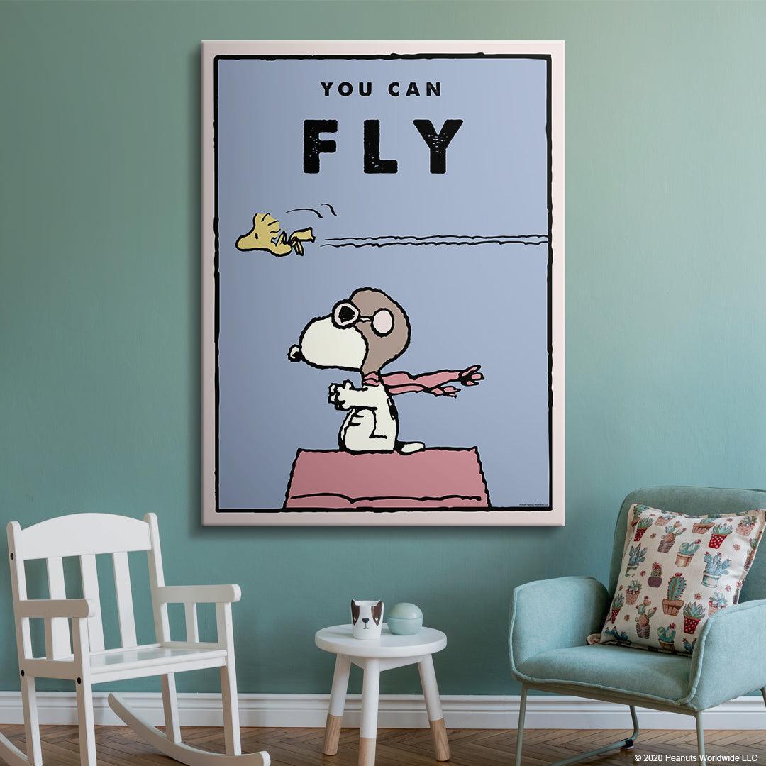 Kids PEANUTS - You Can Fly - Official IKONICK Art