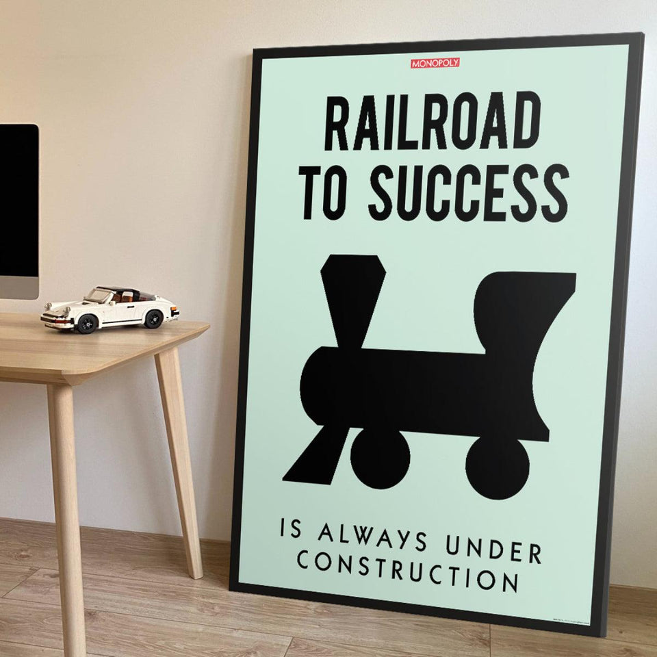 Monopoly - Railroad To Success - Official IKONICK Art