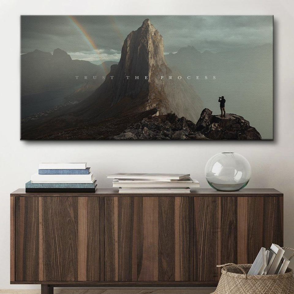Inspirational Wall Art for Office - Trust the Process | IKONICK