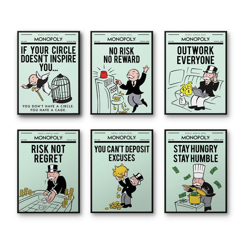 Monopoly Frame - Monopoly Front Page Bundle | Only from IKONICK