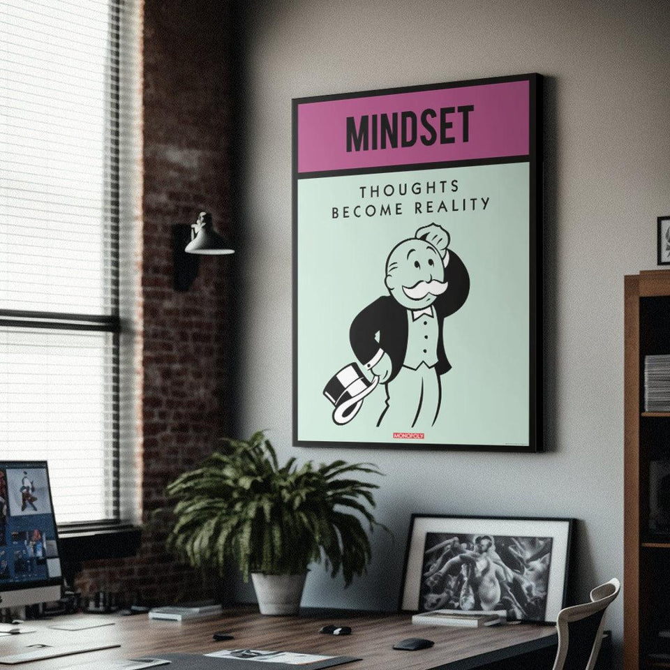 Shop Monopoly Motivational Art - Mindset | Exclusive Designs