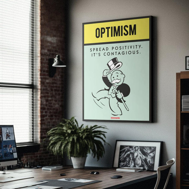Monopoly Board Game - Optimism - Official IKONICK Art
