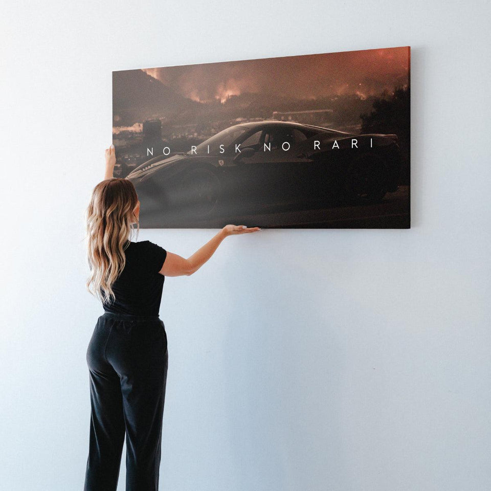 Inspirational Office Wall Art - No Risk No Rari | Shop Canvas Art